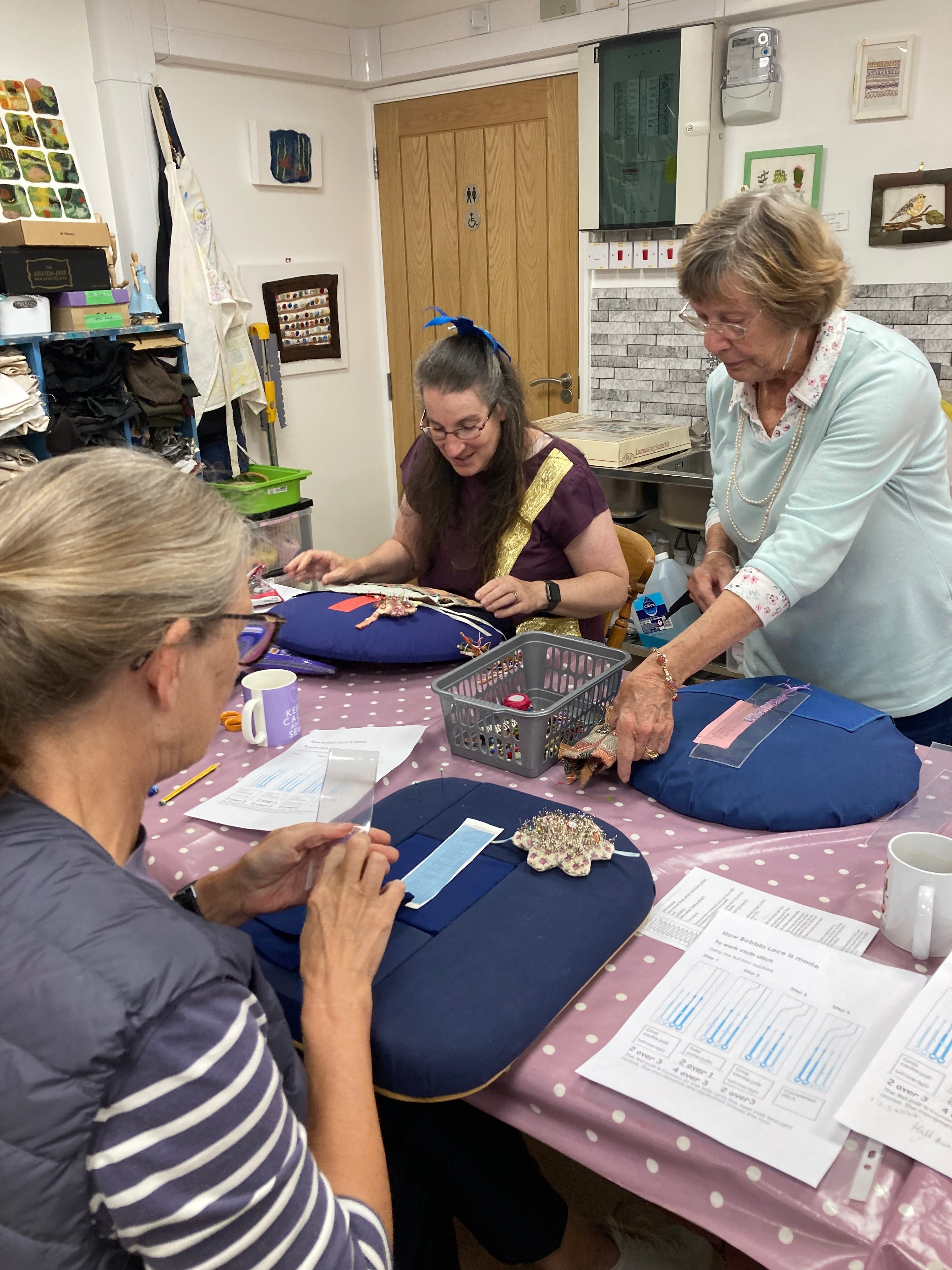 Lacemaking at Stitching Kitchen