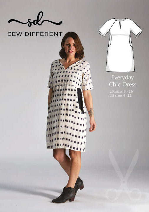 Everyday Chic Dress by Sew Different – Stitching Kitchen