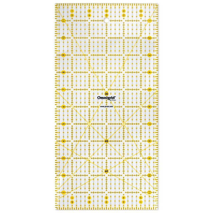 Universal ruler inch scale 6 x 12 Omnigrid – Stitching Kitchen